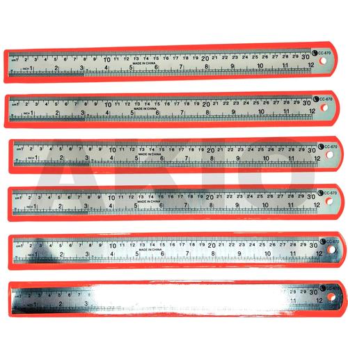 Jual Penggaris Besi 30cm Panjang Tebal Lentur Pak POLOS Pcs - Kota ...