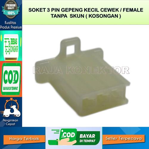 Jual soket 3 pin / socket 3 pin / soket kabel 3 pin female - Jakarta ...