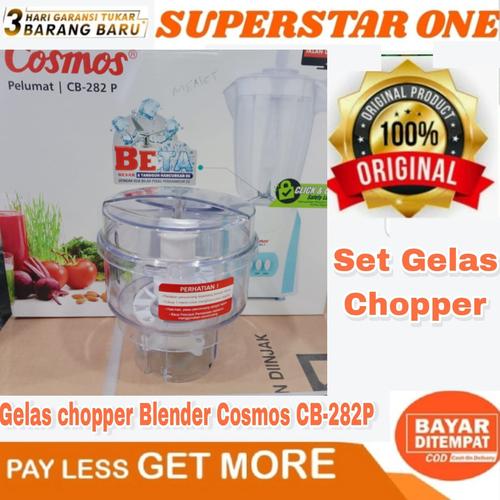 Jual Gelas Chopper Blender Cosmos CB-282P Set Gelas Chopper CB 282P ...
