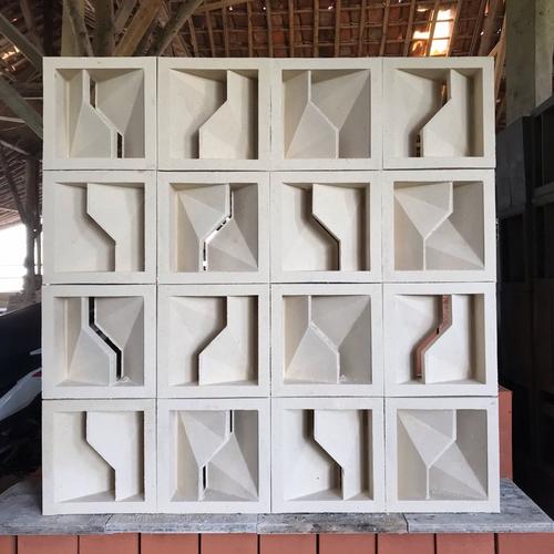 Jual roster minimalis/roster beton minimalis/roster motif petir - Kota ...