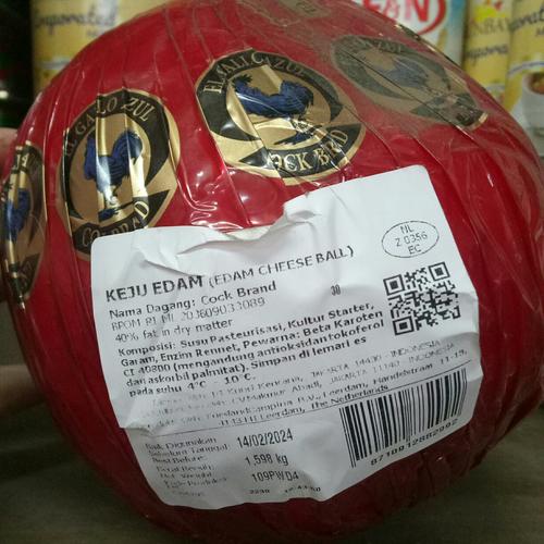 Jual Keju Edam Ayam Emas Keju Bola Keju Tua Repack 100gr - 1/4 kg ...