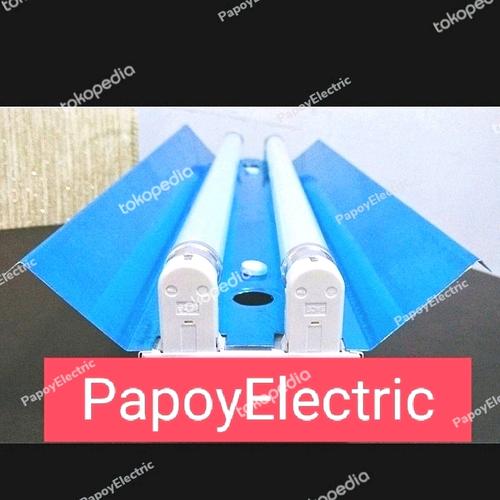 Jual Kap Lampu TKO MIRROR REFLECTOR 2x36/2x16W Housing TL Neon T8 120cm ...