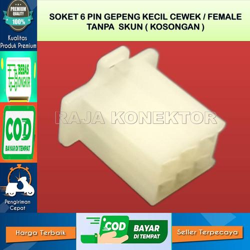 Jual soket 6 pin / socket 6 pin / soket kabel 6 pin female - Jakarta ...