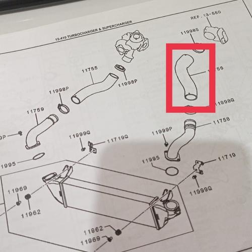 Jual selang intercooler triton all new 2019up p/n 14099w030p - Kota ...