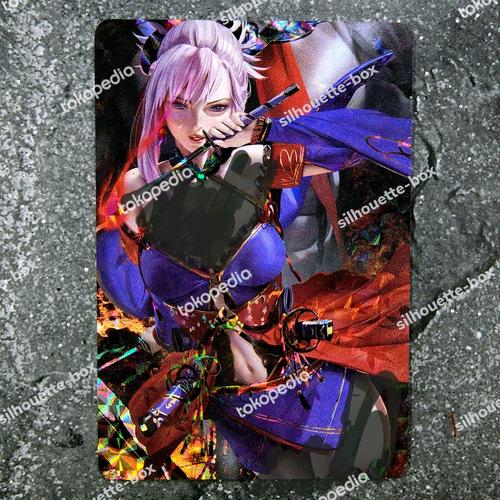 Jual ZD Fate Grand Order Miyamoto Musashi Texture Hologram Card ...