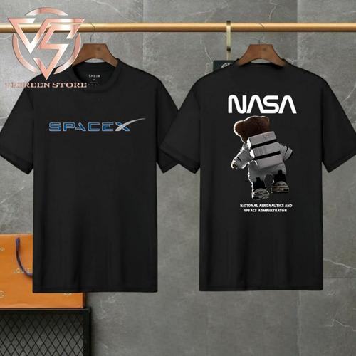 Jual BAJU KAOS PRIA KATUN PREMIUM KS66 SPACEX NASA S/M/L/XL/XXL/3XL/4XL ...