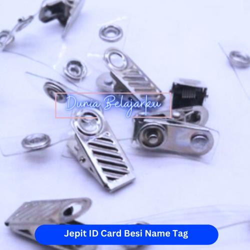 Jual Jepit ID Card Besi Name Tag Garis Buaya Pengait - Kota Depok ...