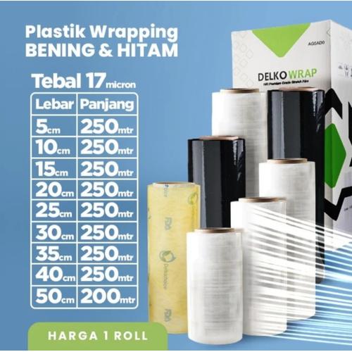 Jual Plastik Wrapping Barang Stretch Film Delkowrap - Premium Plastik ...