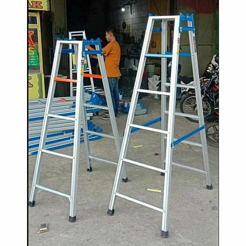 Jual TANGGA LIPAT ALUMINIUM 2 METER 200 CM KHUSUS KARGO MURAH KOKOH - 2 ...