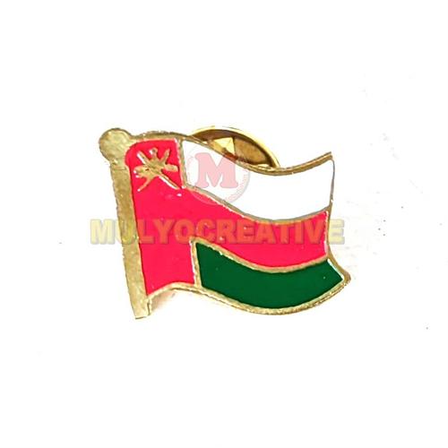 Jual Pin Bendera Oman Pin Flag Oman Pin Bendera Negara Oman Bahan ...