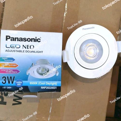 Jual Lampu Sorot Led Downlight Spot PANASONIC NEO 3W 3Watt SpotLight ...
