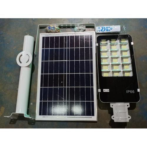 Jual lampu PJU solar 2 in 1 100w lampu jalan LED solar panel + papan ...