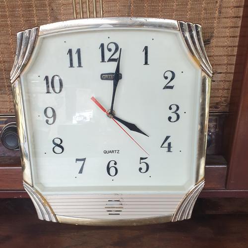 Jual jam dinding orient putih melody masih normal nos ex toko lawas ...