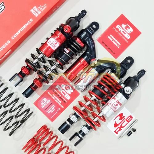 Jual Shock RCB Racing Boy VD Series 350mm Shockbreaker XMAX - Merah ...