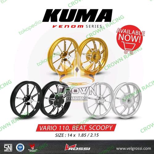 Jual Velg Rossi Venom Kuma Ring 14 Beat / Scoopy / Vario 110 / Genio - Putih - Jakarta Barat ...