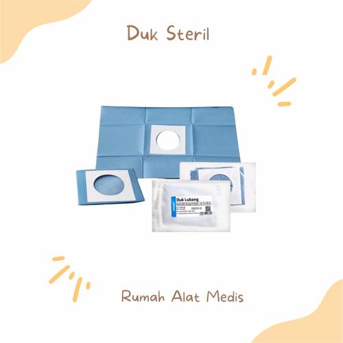 Jual Duk Bolong Steril Onemed / Duk Operasi Lubang Steril - 25cm x 30cm ...