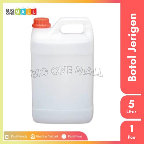 Promo Botol Jerigen 5 Liter Baru, Jirigen Serbaguna 5000ml, Derigen 5L ...