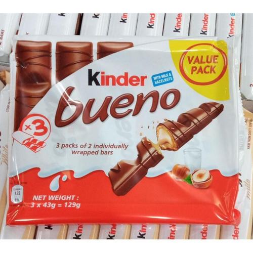 Jual KINDER BUENO Value Pack Mini Chocolate Bar Cokelat Batang Permen ...