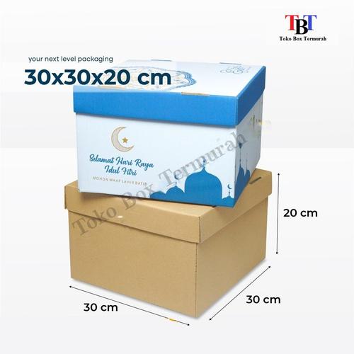 Jual Box 30x30x20 cm (Set Top/Bot Heebe) Kardus/Karton/Paking/Polos ...