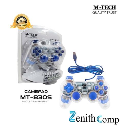 Jual Joystick M-TECH GamePad SINGLE VIBRATE TRANSPARENT USB MT-830S ...