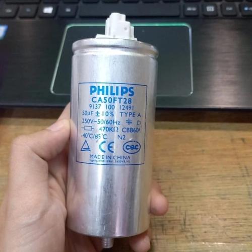 Jual kapasitor capacitor CAPASITOR 50UF PHILIPS 250V 50/60Hz - Jakarta ...