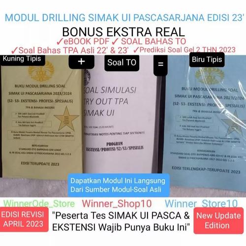 Jual BUKU KOMPILASI SOAL SIMAKUI PASCASARJANA (S2-S3-PROFESI-SPESIALIS)2021 - Biru Tebal ...