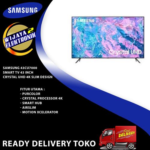 Jual TV Samsung UA43CU7000KXXD 43 Crystal Uhd Smart TV Samsung 43CU7000 43" - Kota Tangerang ...