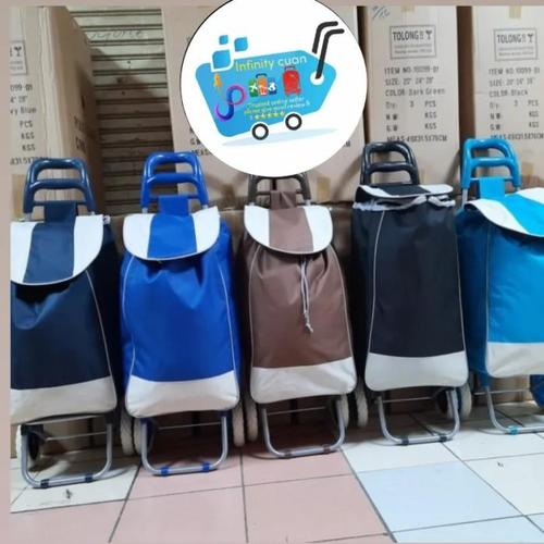 Jual TAS TROLI BELANJA RODA... TAS TROLLY belanja RODA - TROLLEY LIPAT ...