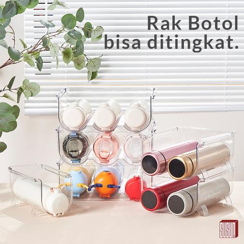 Jual Rak Organizer Botol Minuman / Termos Air Minum Susu Serbaguna ...