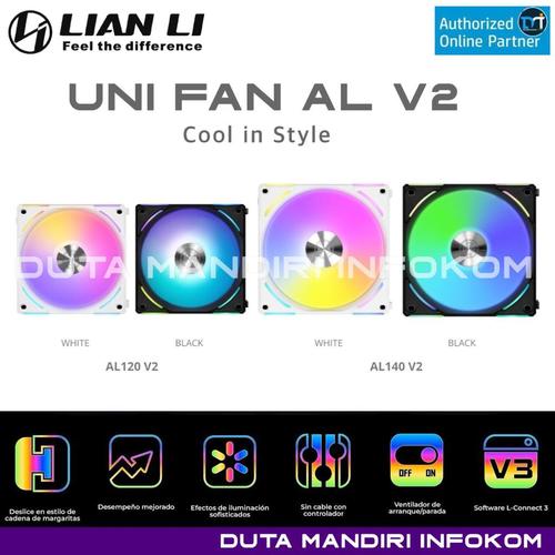 Jual Lian Li UNI FAN AL120 V2 I AL140 V2 - ARGB Fan Single Pack - AL120 ...