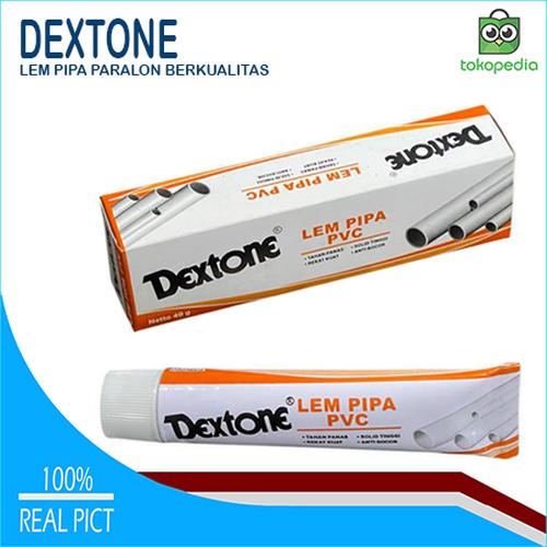 Jual LEM PIPA PVC Dextone Tube/Lem Pipa Pvc/Lem Pralon/Lem Pvc 40gr ...