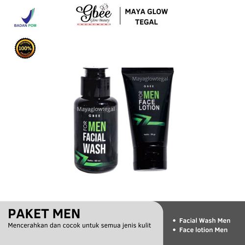 Jual GBEE PAKET FOR MEN - SKINCARE GBEE GLOW FOR MEN, MENCERAHKAN - Kab ...