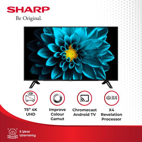 Jual SHARP 75 Inch LED TV 4K UHDR 4T-C75EK2X - Kota Surabaya - Sharp ...