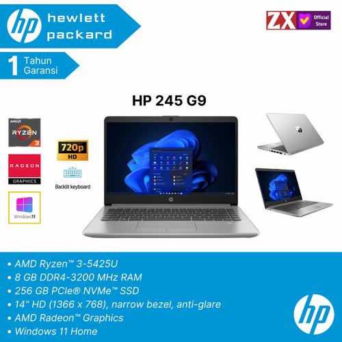 Promo LAPTOP HP 245 G9 AMD Ryzen 3-5425U 8GB RAM 256GB SSD 14" WINDOWS ...