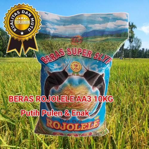 Promo BERAS SLYP SUPER ROJOLELE AA3 10KG Putih Pulen Enak - Kab. Bekasi - Beras Ema | Tokopedia