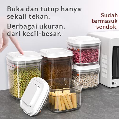 Jual Toples Kotak Susu Bubuk Bayi 350ml / 2.3 Liter Model Tekan ...