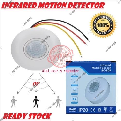 Jual Saklar Lampu Sensor Gerak Pir Switch Otomatis Infrared Motion ...