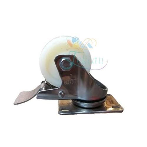 Jual Roda Trolley / Troli / Troly Nylon Nilon 3" Inch Rem Stainless ...