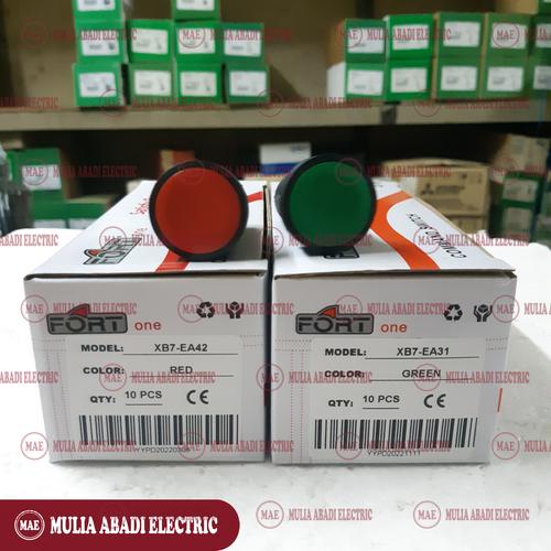 Jual Push Button Switch Fort 22mm XB7-EA42 / XB7-EA31 - Hijau - Jakarta ...