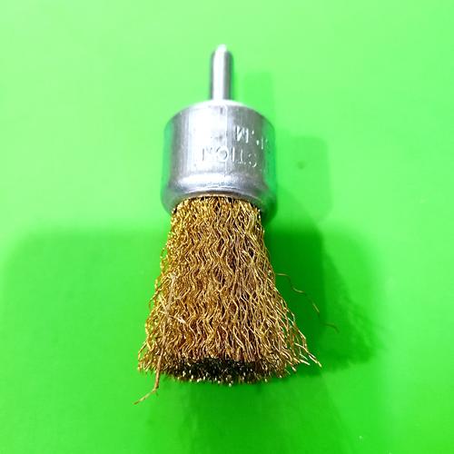 Jual sikat brus kawat kuning Bor End Wire Brush 25 mm 1 inch 1" - Kota ...