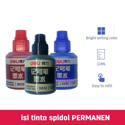 Jual Tinta isi ulang spidol Permanent marker ink refill tinta spidol ...