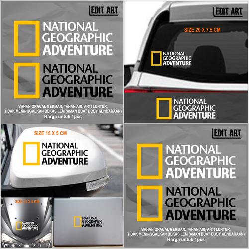 Jual Cutting Sticker Body Kaca Mobil - Stiker National Geographic ...