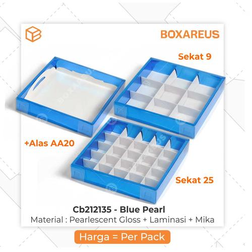 Jual CB212135 - Box Nastar Sekat Mika / Dus Kotak Sekat / Box Cookies ...