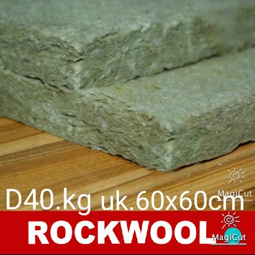 Jual rockwool peredam suara density 40 D60 D80 D100 (60 × 60 Tebal 2 ...