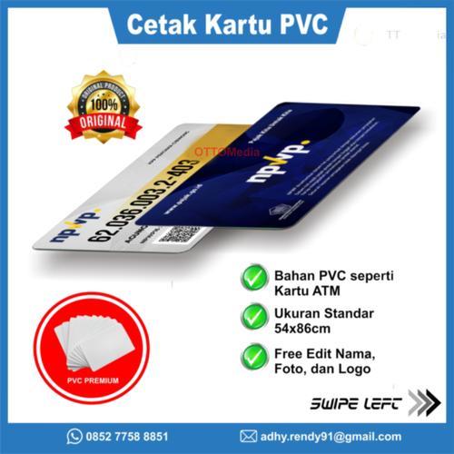 Jual CETAK KARTU MEMBER CARD ID-CARD KTA KTM PVC CUSTOM MURAH - Kab ...