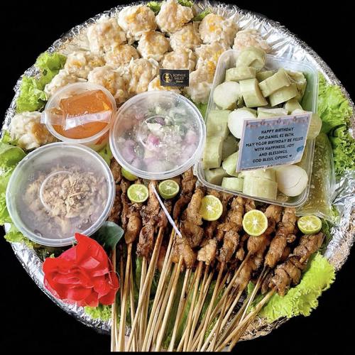 Jual Sate Mix Siomay Ayam Tampah , FREE TOPPER DAN CARD - Jakarta Barat ...