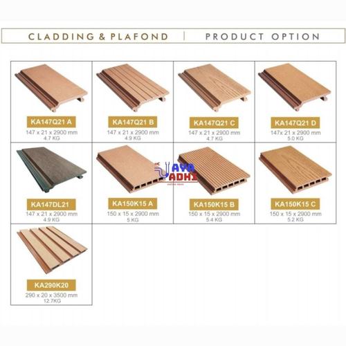 Jual WPC Panel Board Plafon Ceiling Premium Kayu Komposit KA - A - Kota ...
