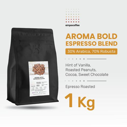 Jual Kopi Aroma Strong Espresso House Blend Coffee Roasted Bean Coffe 1 ...