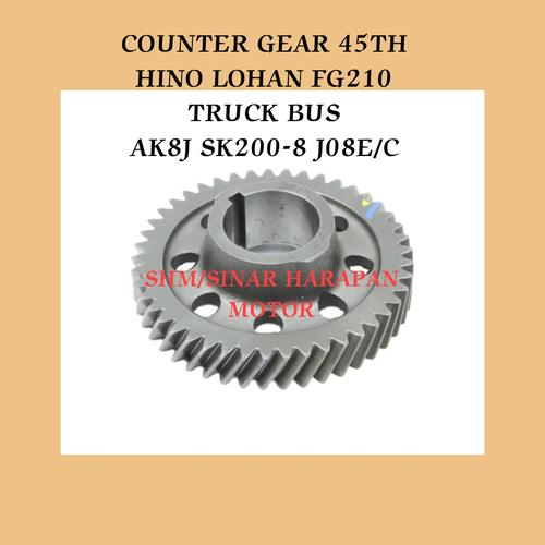 Jual COUNTER GEAR PINION GIGI SUSUN 45TH HINO BUS AK8J LOHAN FG210 ...