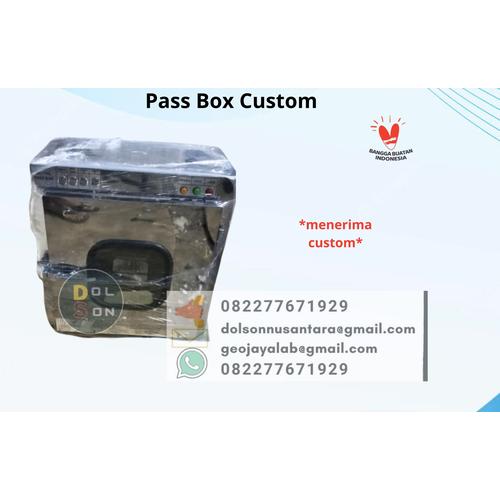 Jual Pass Box Laboratorium Stainless Mirror Interlock UV Medis Custom ...